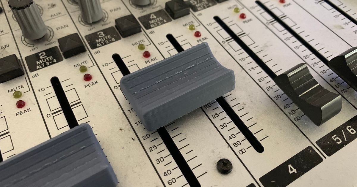 Behringer 1204 Replacement Slider by handya | Download free STL model ...