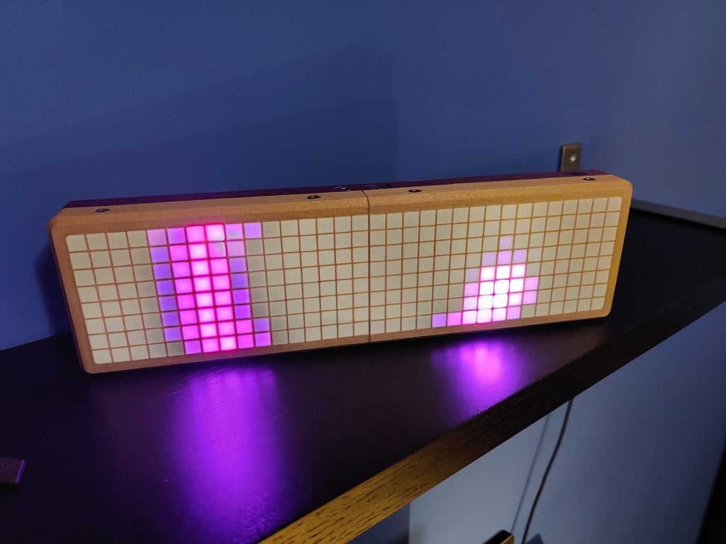 AWTRIX 2 - 4x WS2812 8x8 LED Panel Fully Printable by gomaed | Download ...