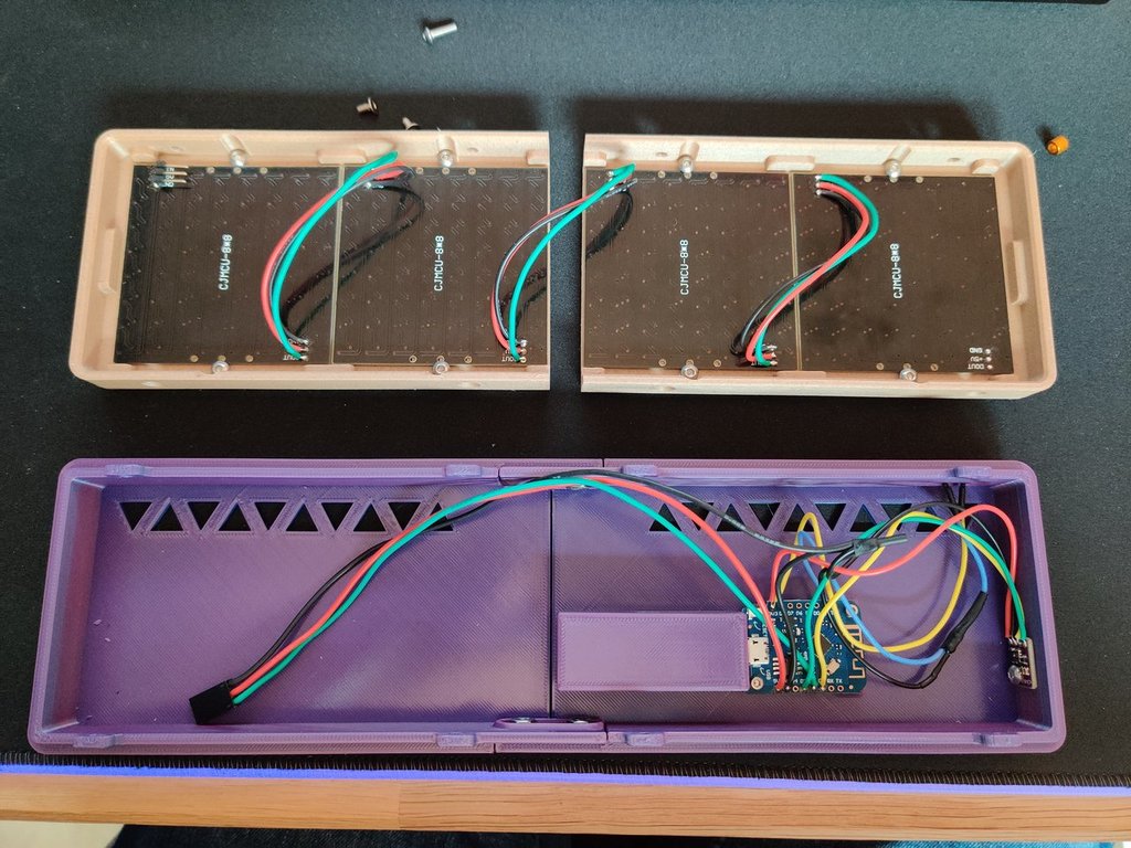 AWTRIX 2 - 4x WS2812 8x8 LED Panel Fully Printable by gomaed | Download ...