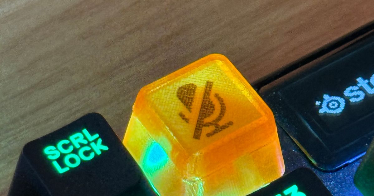 Relegendable Keycap von jprice239 | Kostenloses STL-Modell ...