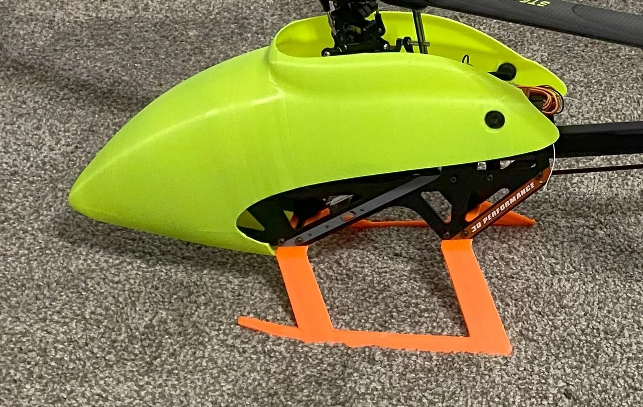 Canopy for OMP M4 RC helicopter by agibson2 | Download free STL model ...