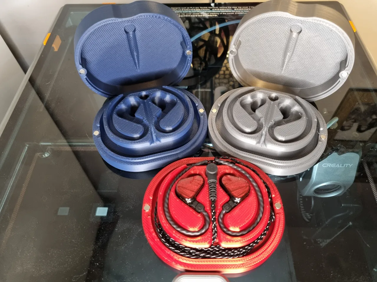 Truthear Zero Blue Red Earphone Case by DT3D_PRINT | Download free STL ...