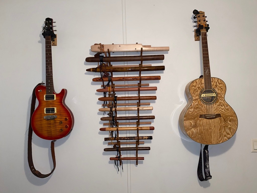 3D Printed Expandable Flute Wall Rack by Army Chief | Download free STL ...