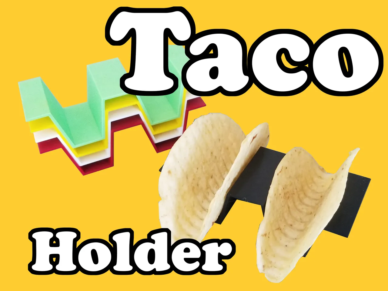Taco Holder by iqless | Download free STL model | Printables.com