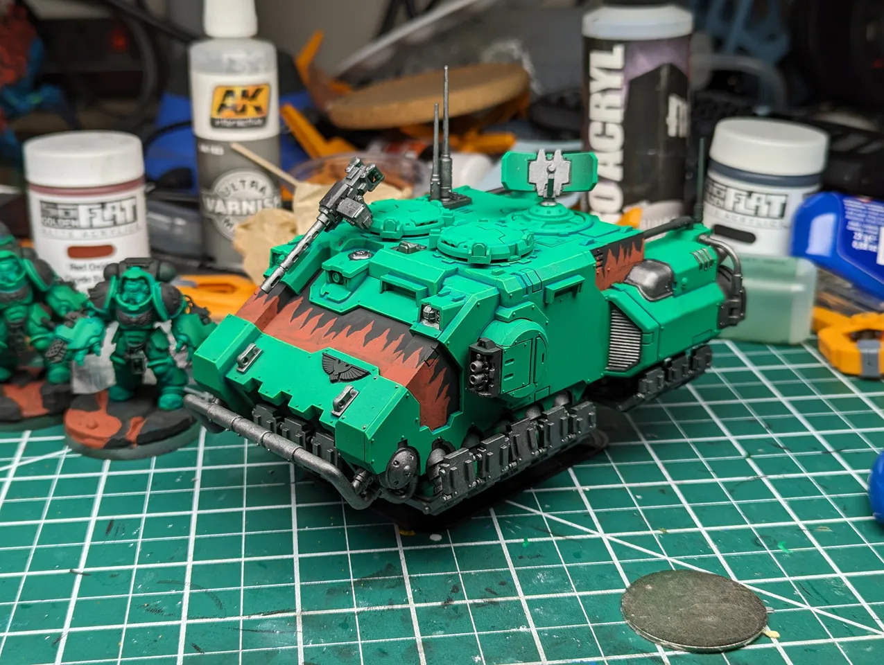 Covert, Magnitized, & Detachable Space Marine Hover Vehicle Stands (w ...