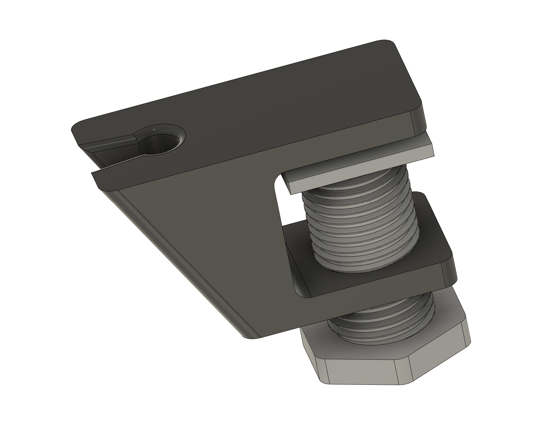 Single cable holders with ajdustable table clip (modular & parametric ...