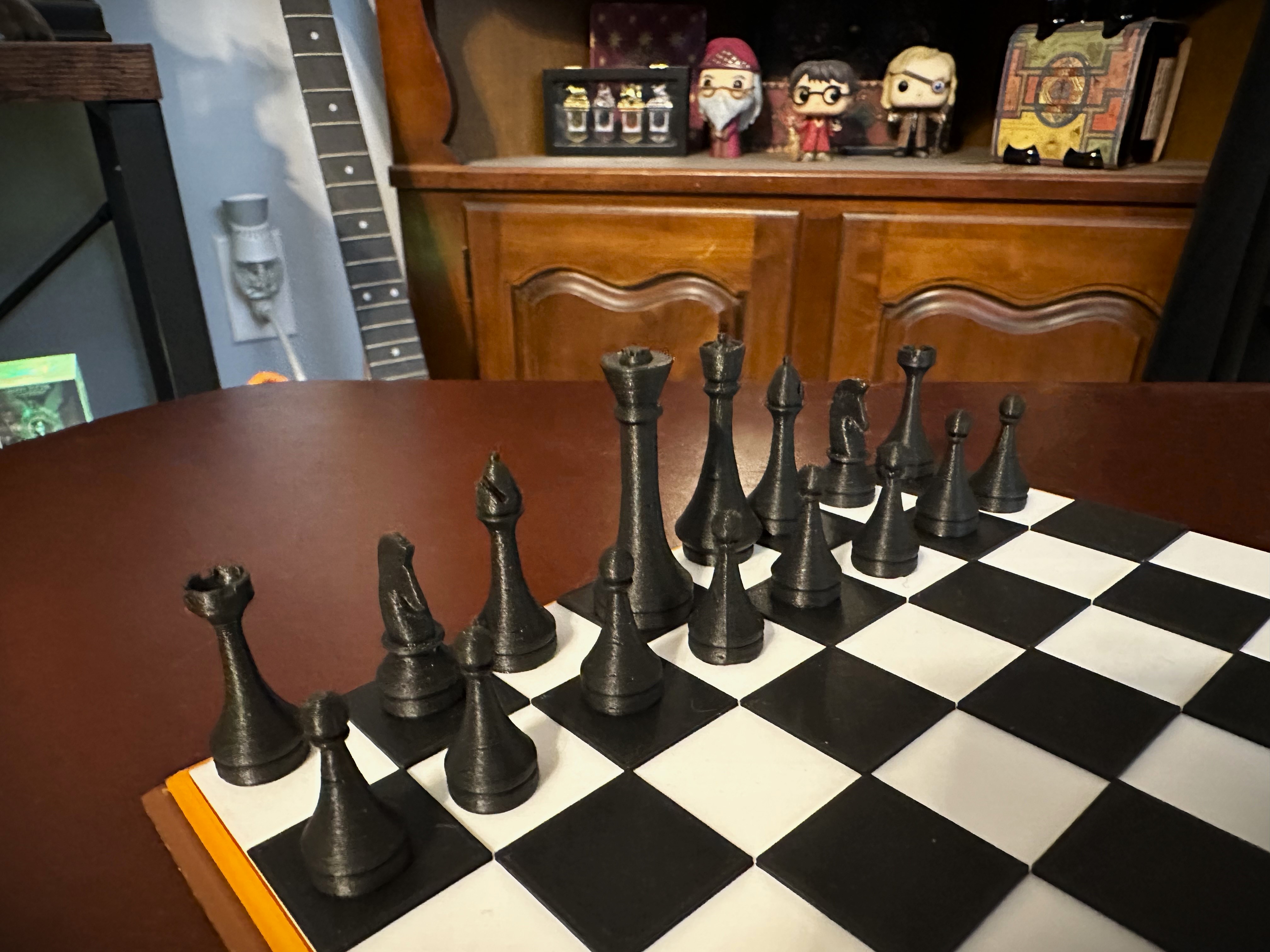 Prusa Mk3 Mini Chess Set with Chessboard / Checkerboard by Lowkey ...