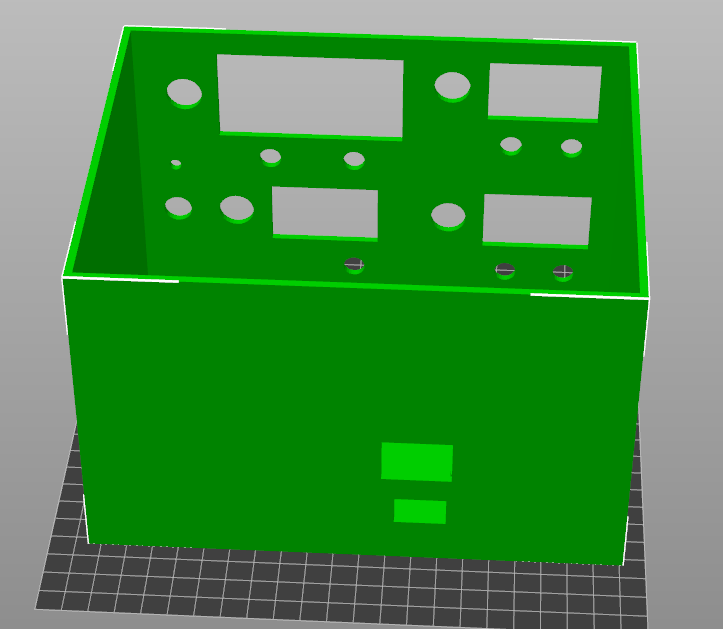 Electronic Power Supply with 3 fixed Outputs and one variable Output ...