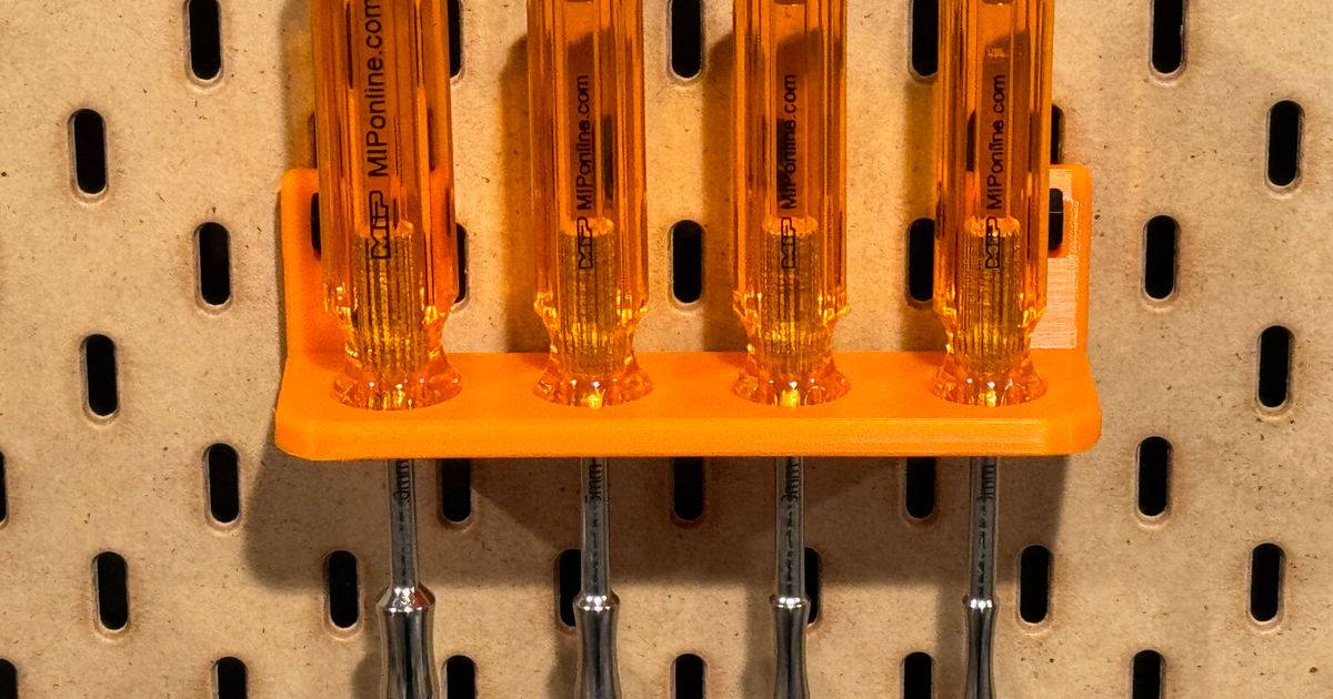 Skadis MIP Nut Driver Rack by jossege | Download free STL model ...