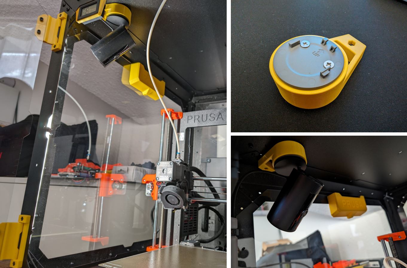 Universal Ring camera mount for Prusa enclosure - using original Ring ...