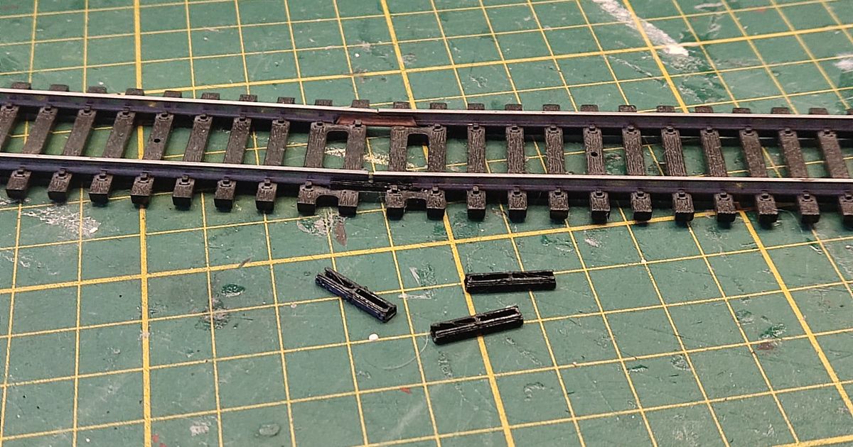 H0 isolated rail joiner by The_Hunter | Download free STL model ...