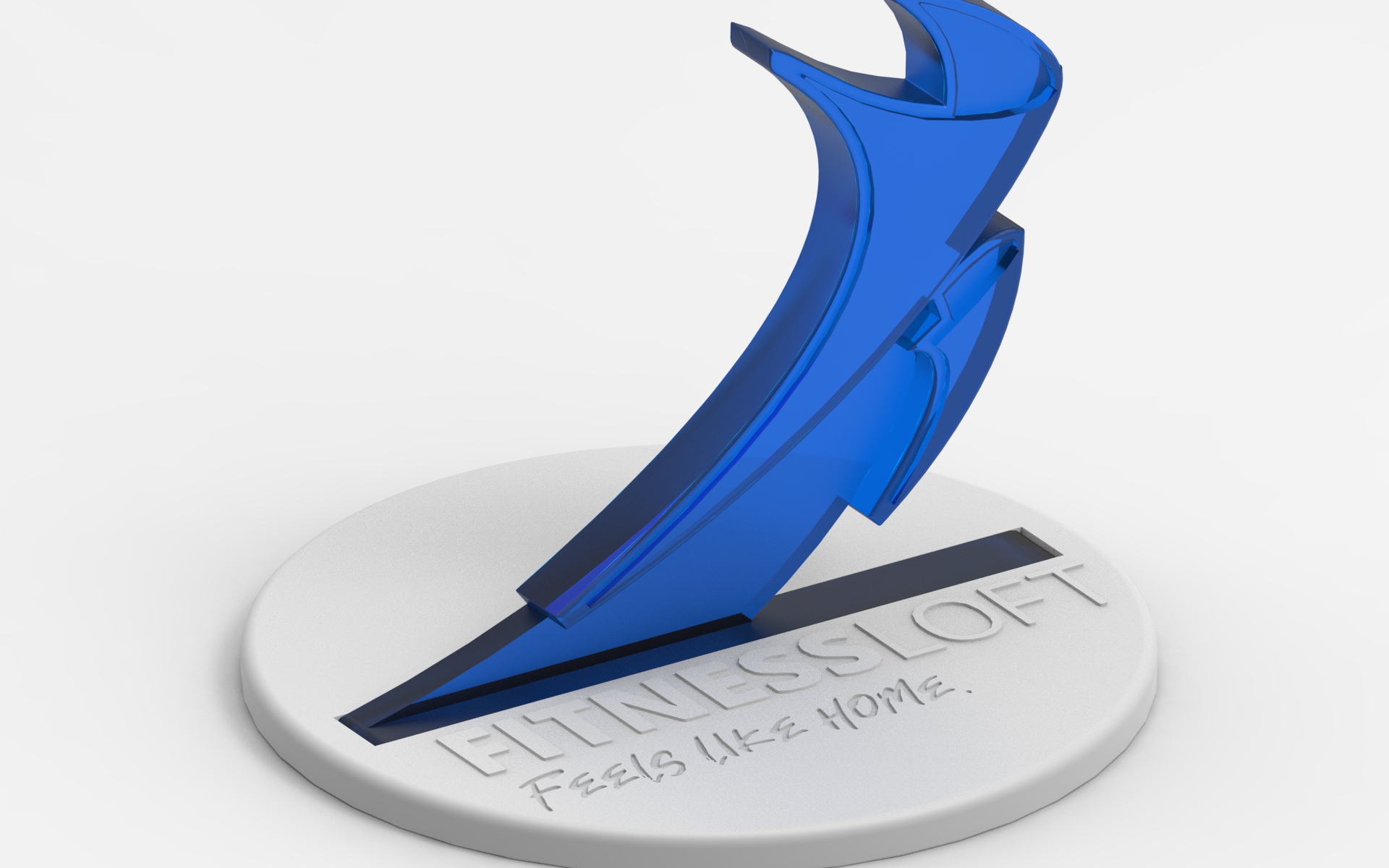 FitnessLoft Miniature Stand-Up Display by SolidKnow | Download free STL ...