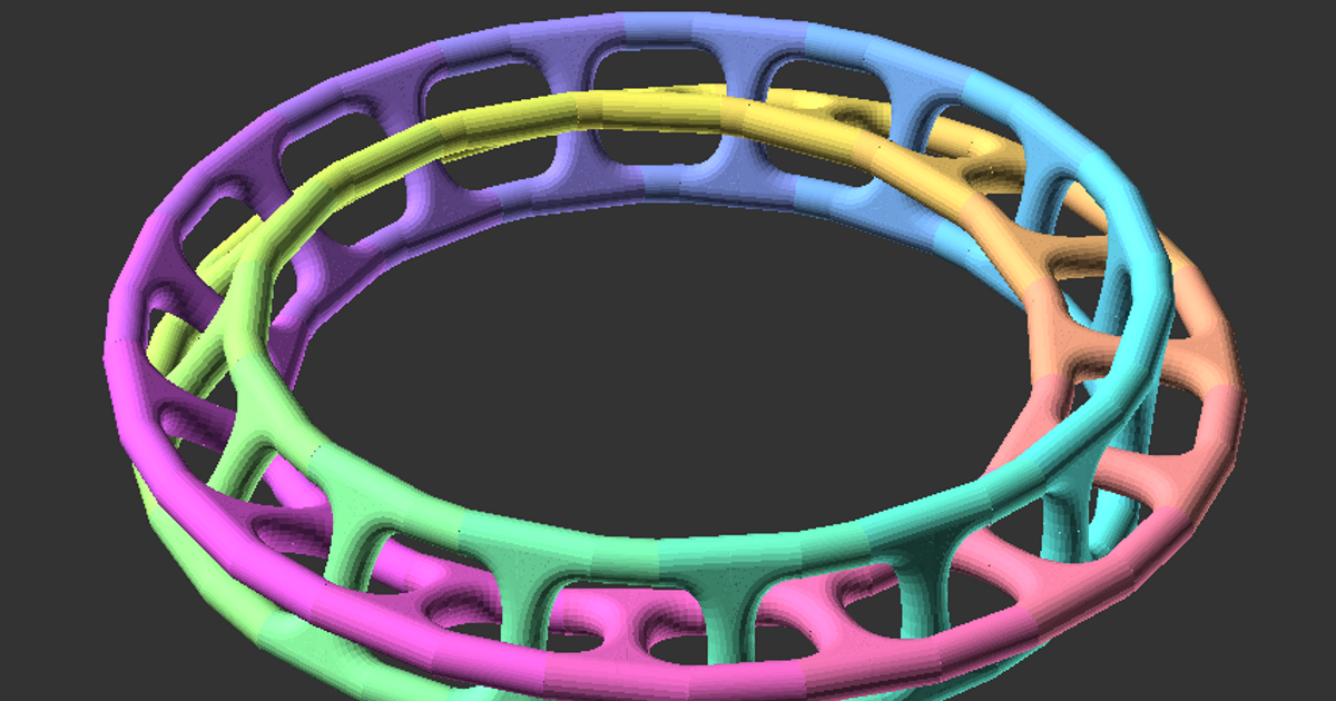 Intersecting Moebius Ring by Jack | Download free STL model ...