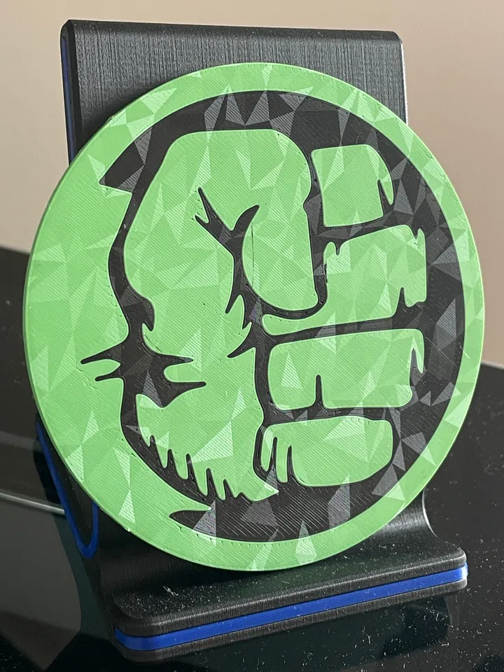Coaster Hulk Marvel by Ivan_Creation_3D | Download free STL model ...