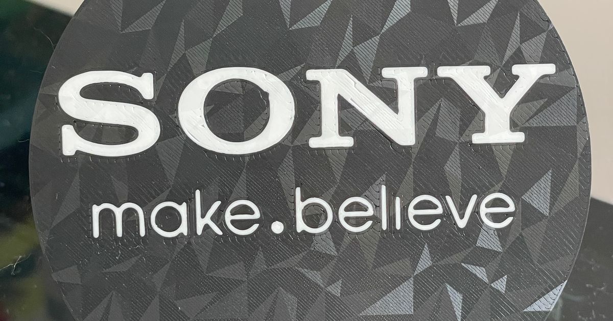 Coaster Sony by Ivan_Creation_3D | Download free STL model | Printables.com