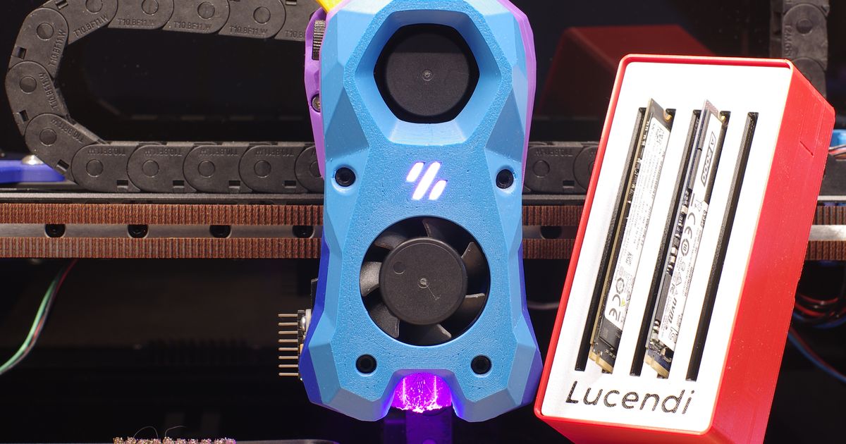 NVMe Storage box Ikea Hack Helmer por Lucendi | Descargar modelo STL ...