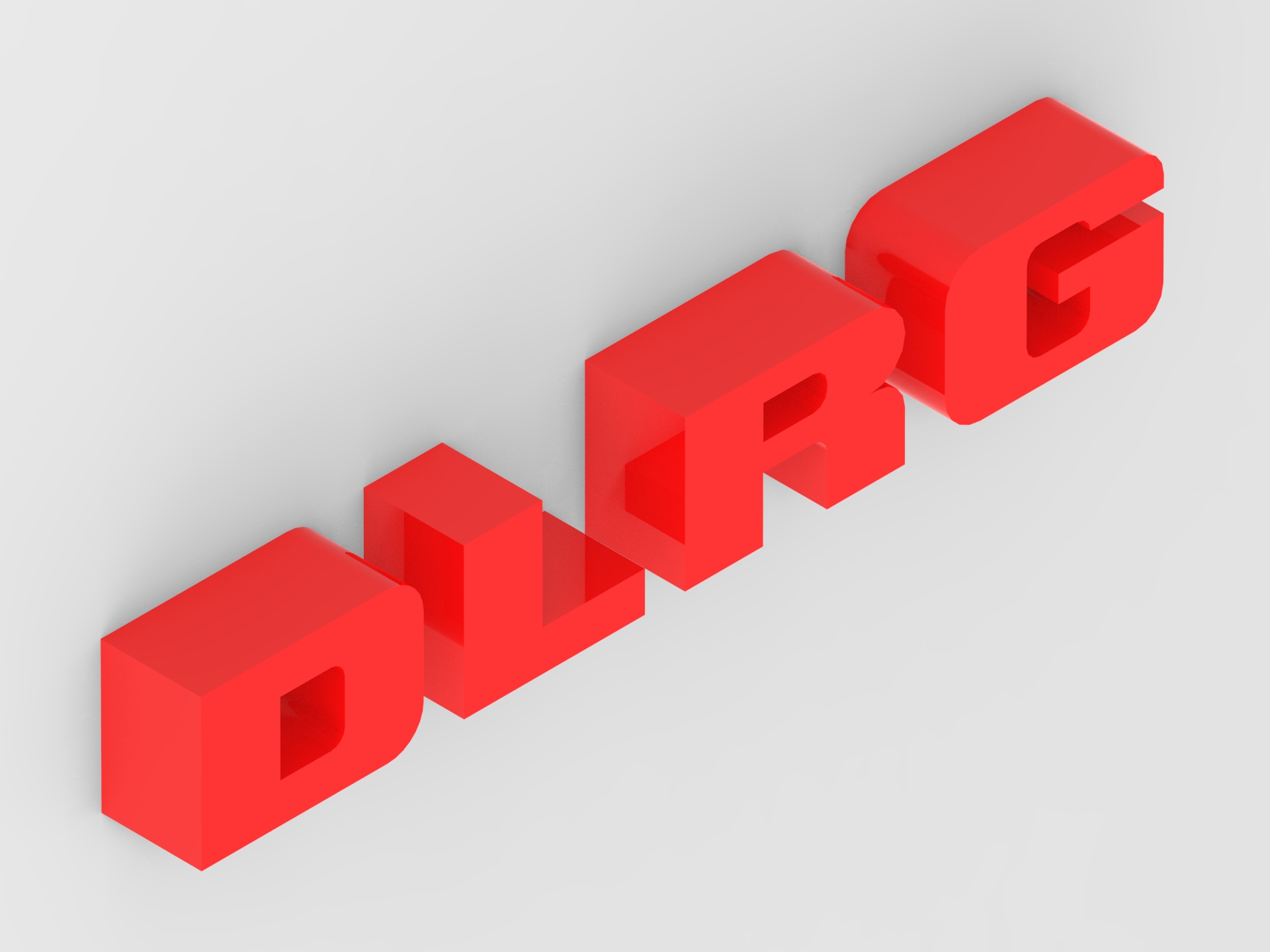 DLRG Letters XXL by SolidKnow | Download free STL model | Printables.com