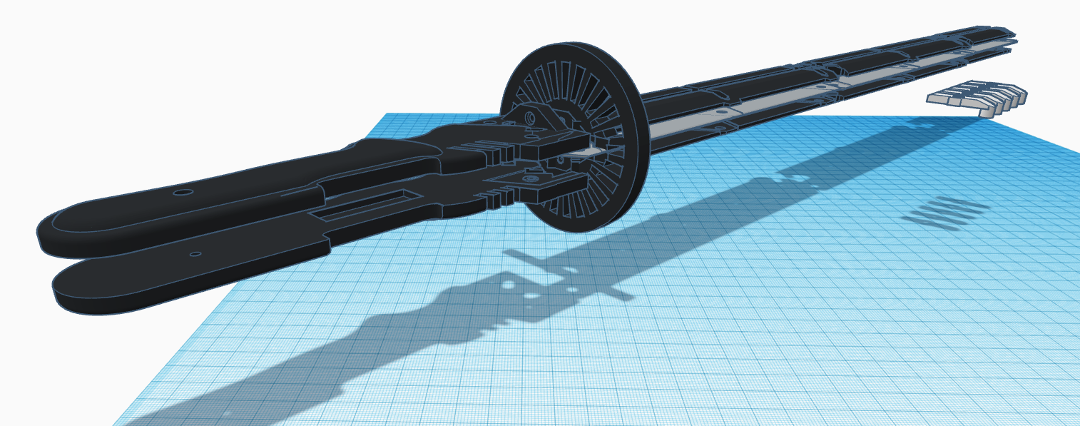 Modular sword (carpet knife blades) by JP | Download free STL model ...