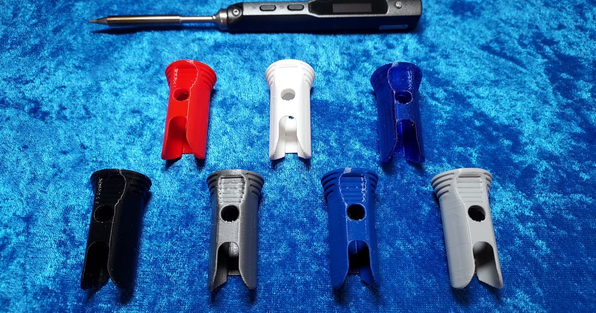 ts100 soldering iron grip by Марк Титан | Download free STL model ...