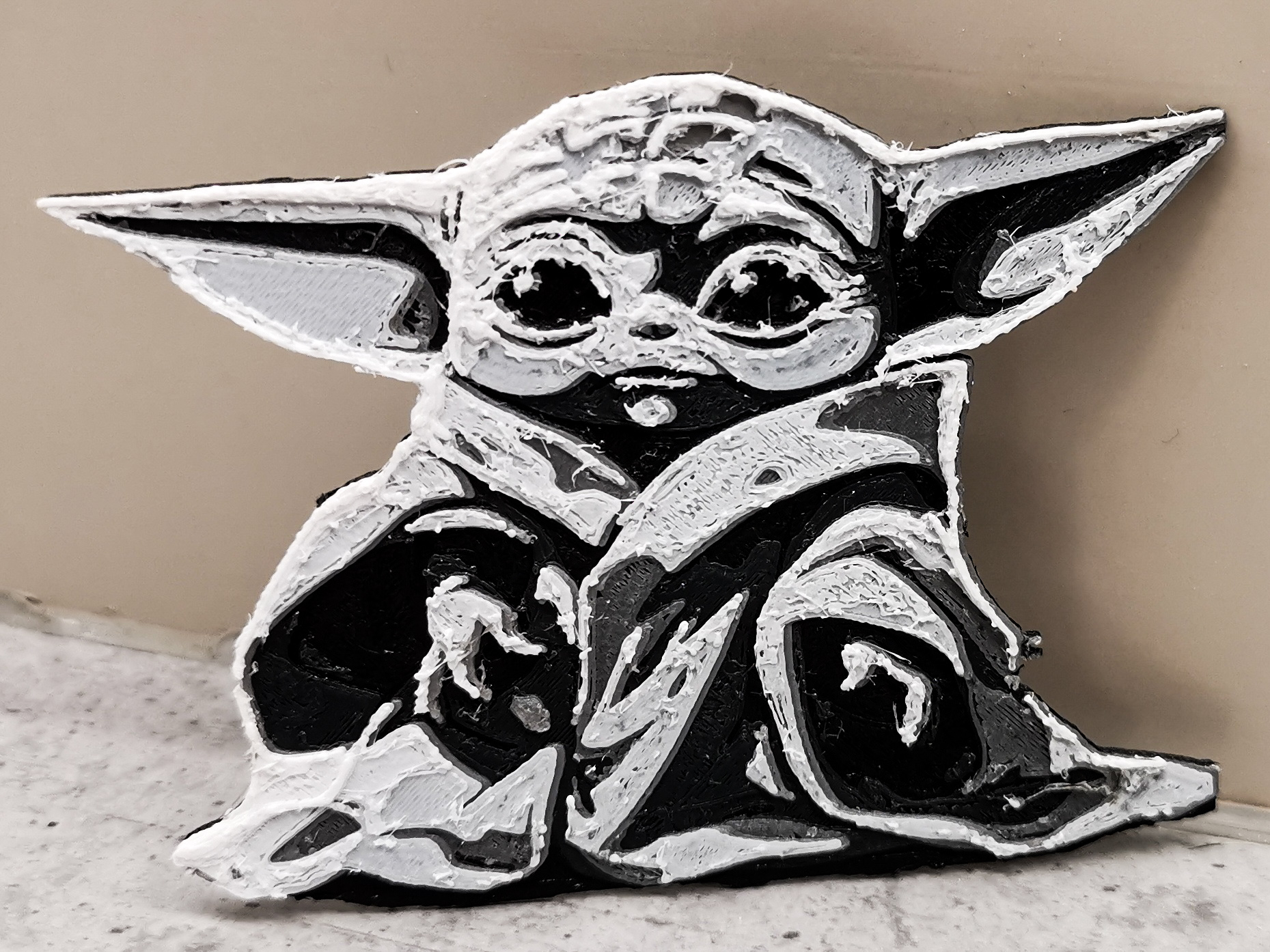 Baby Yoda Hueforge by Pepperoni Pizza | Download free STL model ...