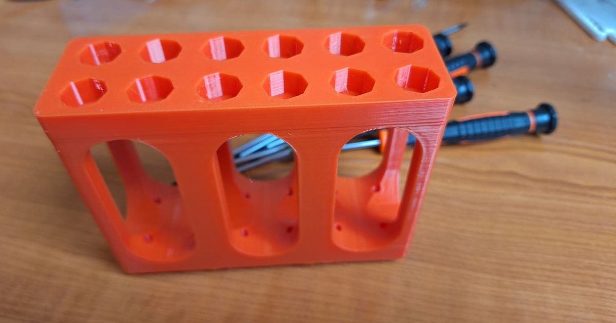 Gridfinity mini screwdriver holder by edi1000 | Download free STL model | Printables.com