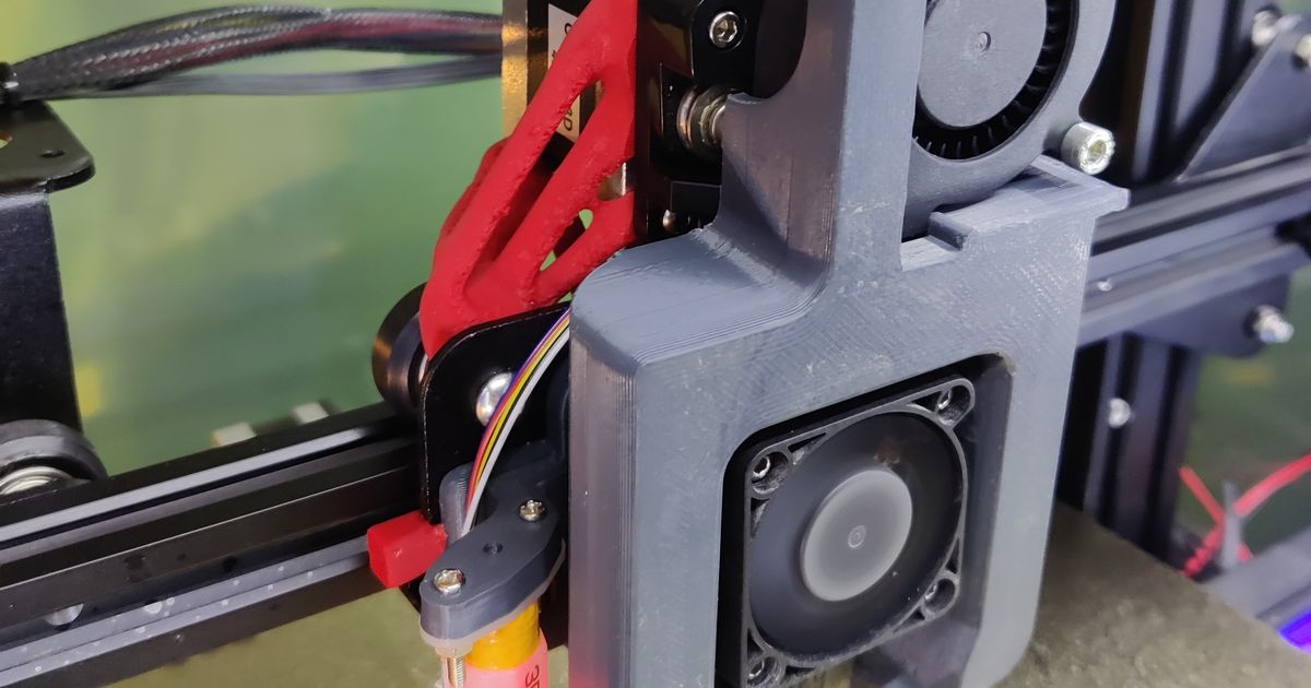 Direct Drive Mount - Ender 3 - Generative Design by IJsklontje ...