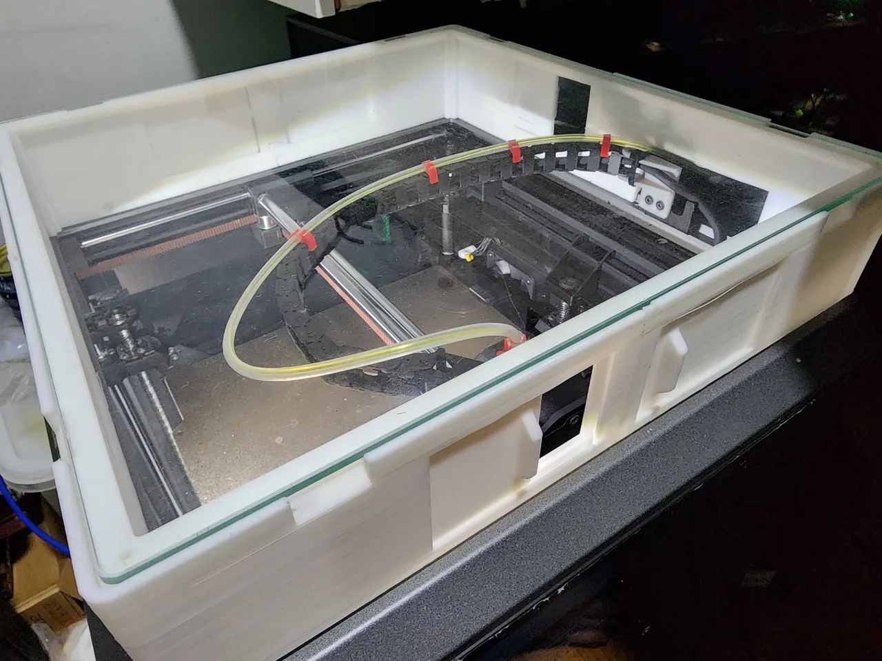 Creality K1 riser with sliding door by darkytoothpaste | Download free ...