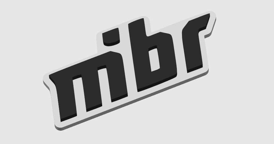 MIBR Logo (CS2) by Mikkel Hedegaard | Download free STL model ...