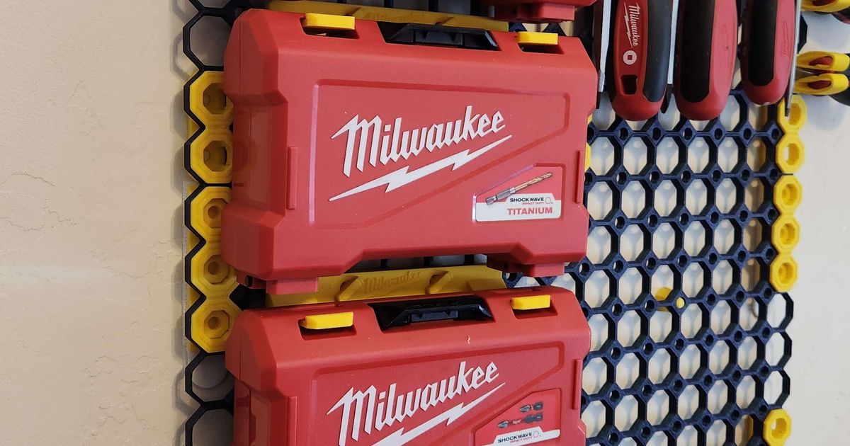 Milwaukee Shockwave box holder for Multiboard by PHAEN0M | Download ...