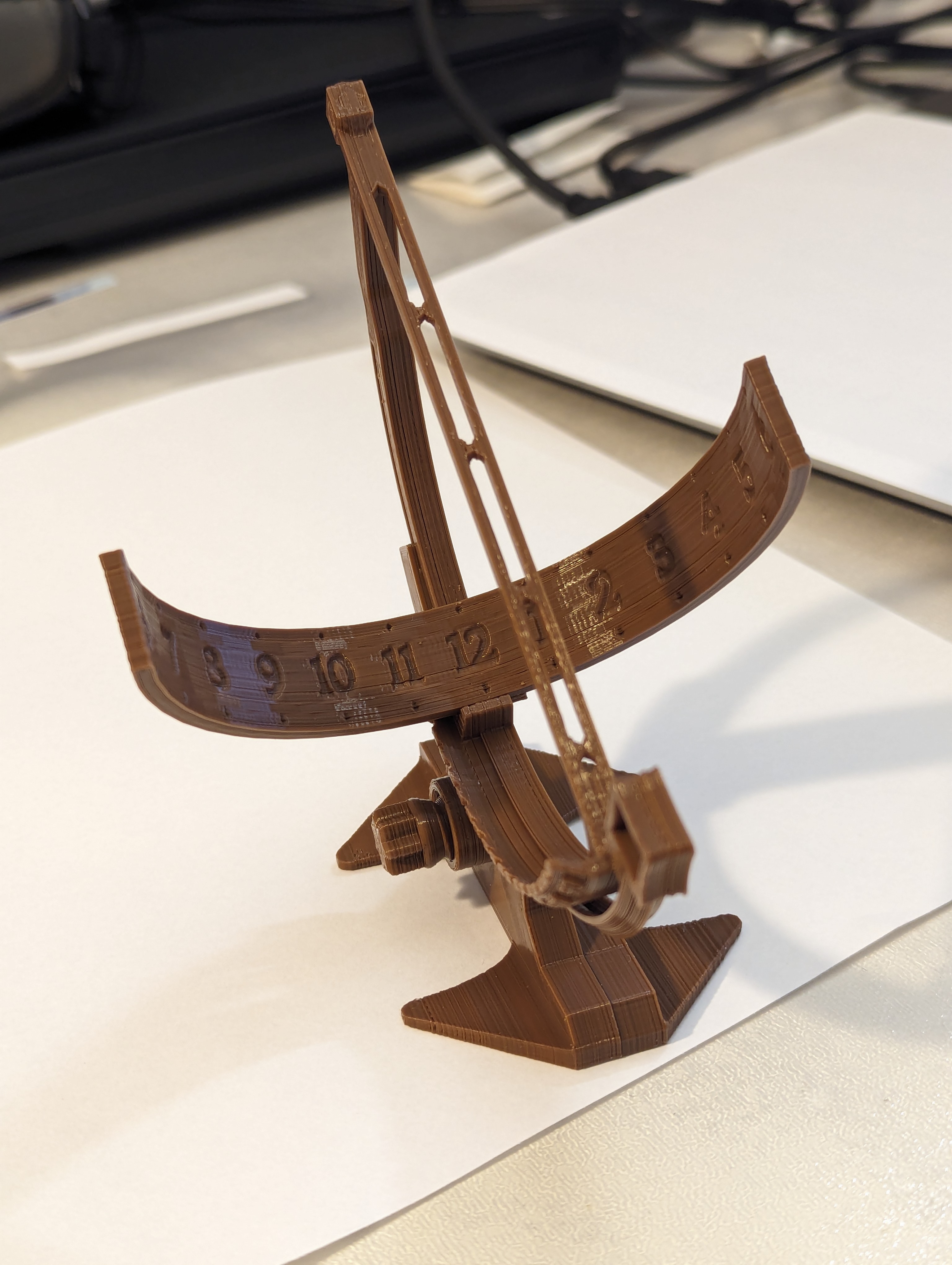 Desktop Equatorial Sundial: Half Base by Antonio Semeco | Download free ...