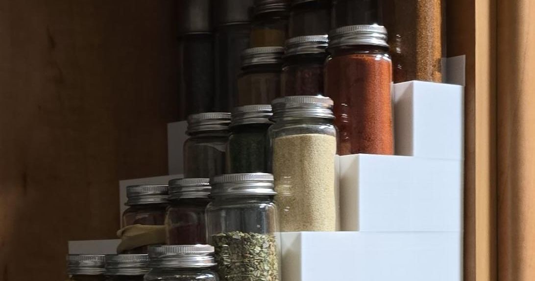 CITRONHAJ spice jars rack (10cl) by Mrdanielbenzano | Download free STL ...