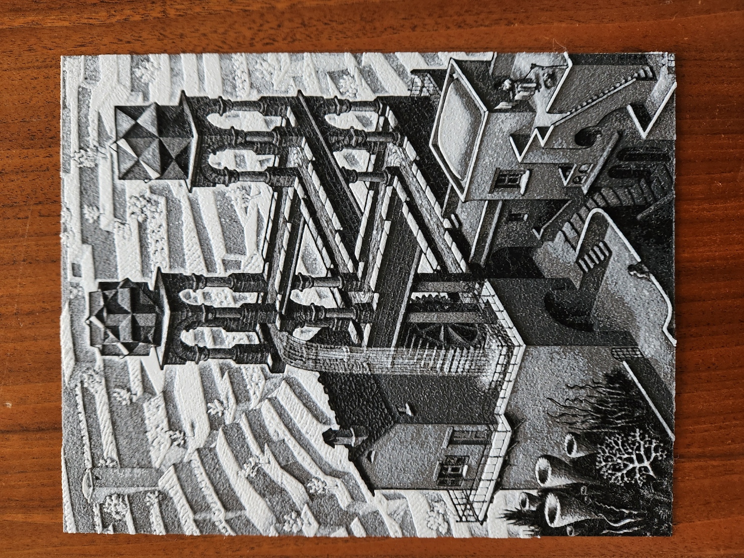 M. C. Escher's Waterfall - HueForge by Jon | Download free STL model ...