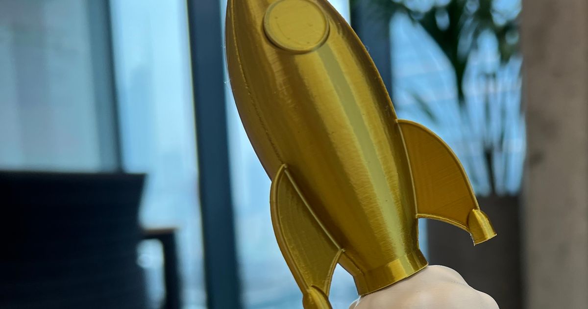 Rocket Trophy v2 hidden seam by Majohnes | Download free STL model ...