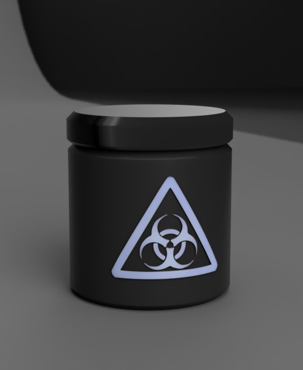 Hazardous Containers with Threaded Lid by Gabor Gyarmati | Download ...