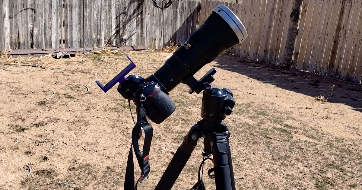 Sun Alignment tool for DSLR Camera by LordDorl | Download free STL ...