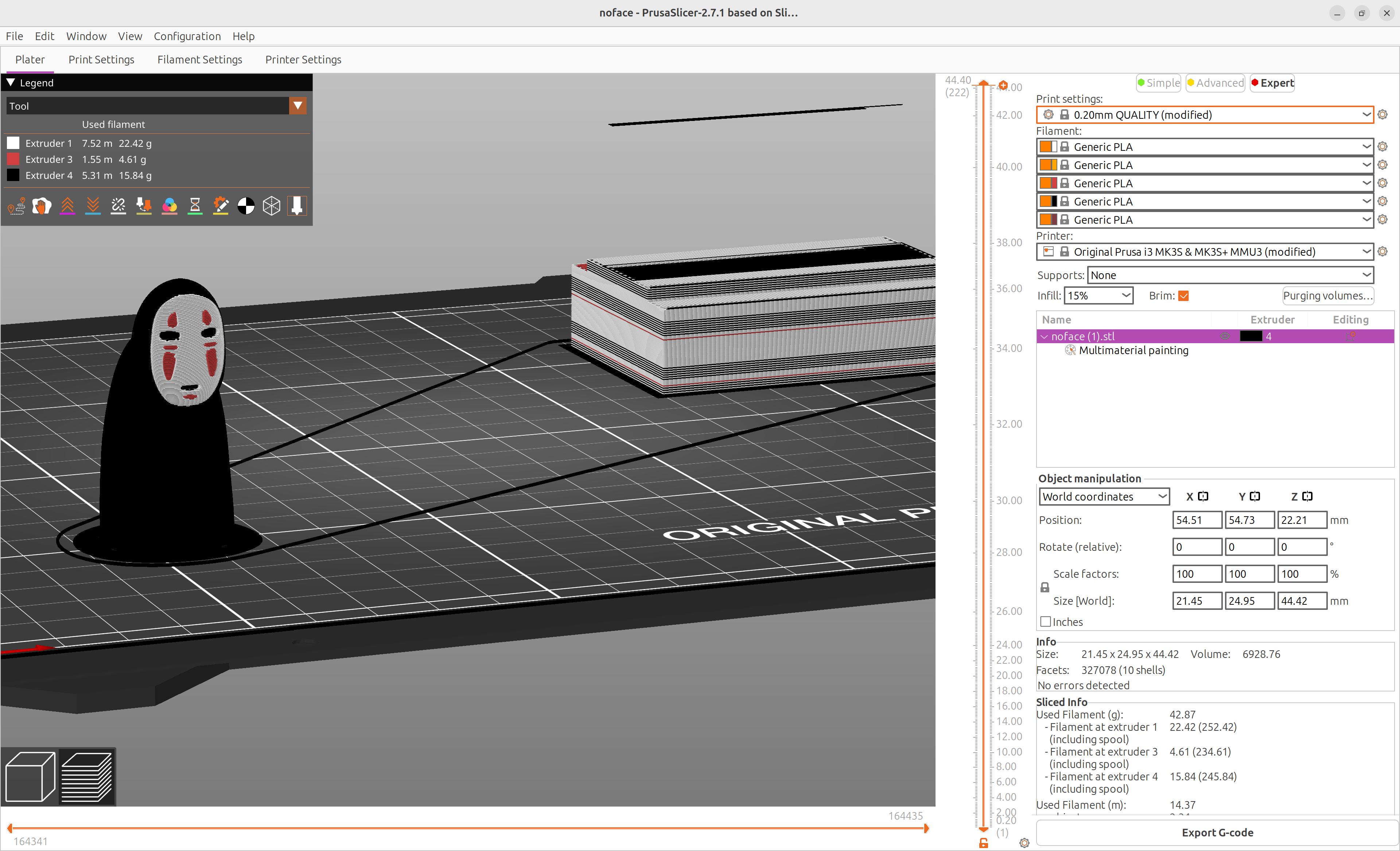 No-Face Finger Toy (Spirited Away) by Erika Heidi | Download free STL ...