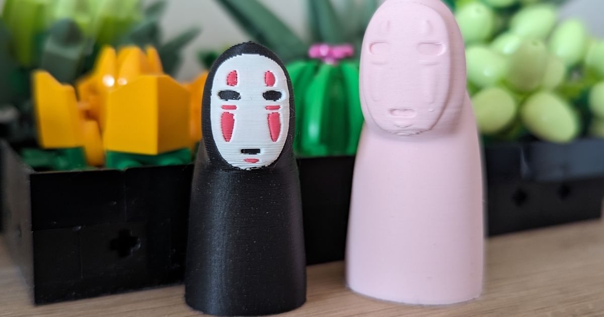 No-Face Finger Toy (Spirited Away) by Erika Heidi | Download free STL ...