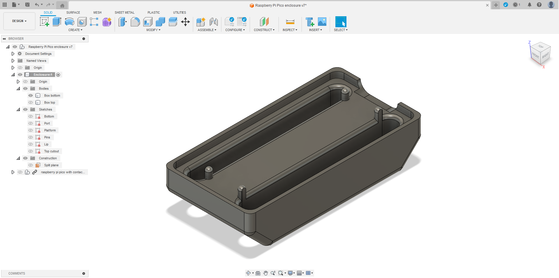 Raspberry Pi Pico Enclosure por Micro Center | Descargar modelo STL ...