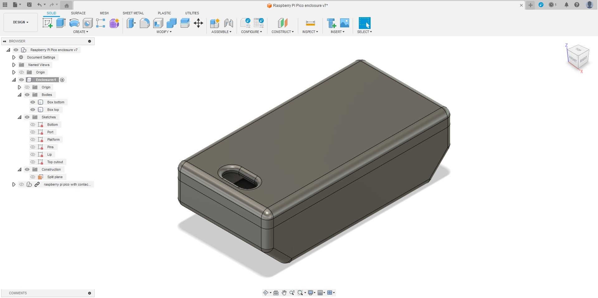 Raspberry Pi Pico Enclosure por Micro Center | Descargar modelo STL ...