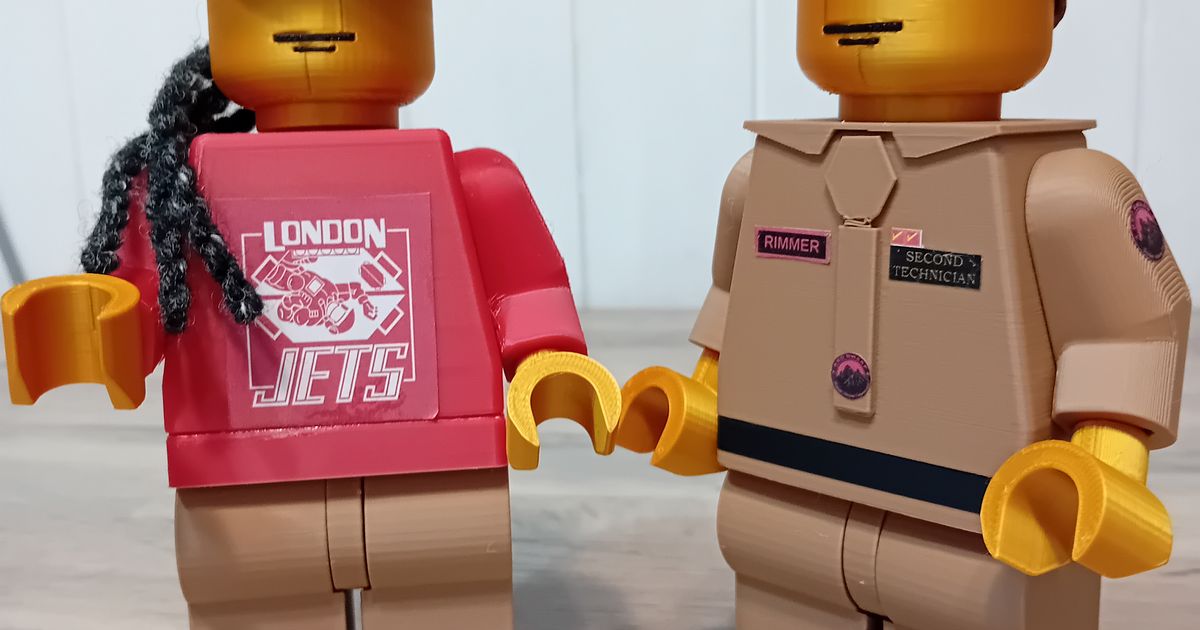 Red Dwarf Giant Lego Figures by Theresa | Download free STL model ...