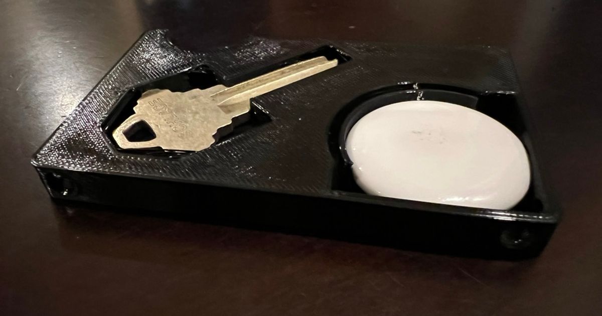 Ridge Wallet AirTag and key holder by Brian | Download free STL model ...