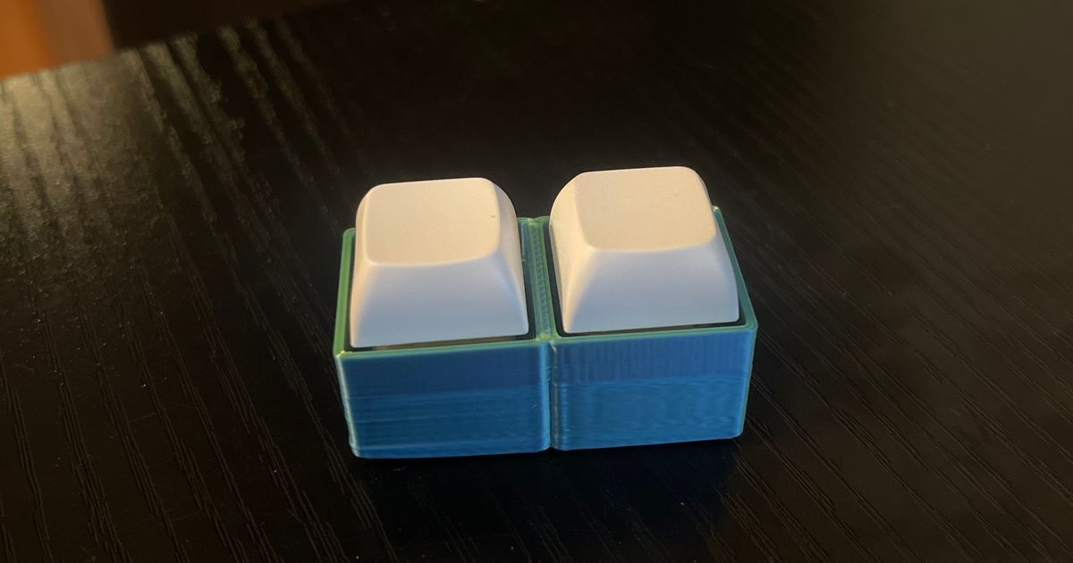 double fidget clicker by jacobhockey99 | Download free STL model ...