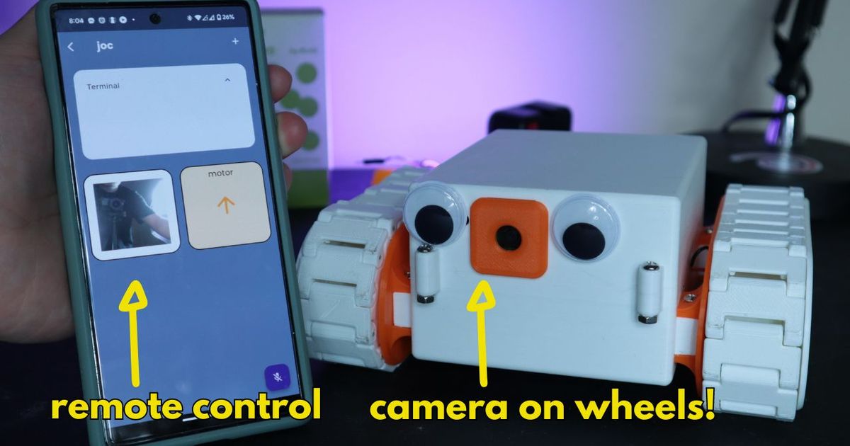 Travel bot - Camera on wheels by Thomas Nguyen | Download free STL ...