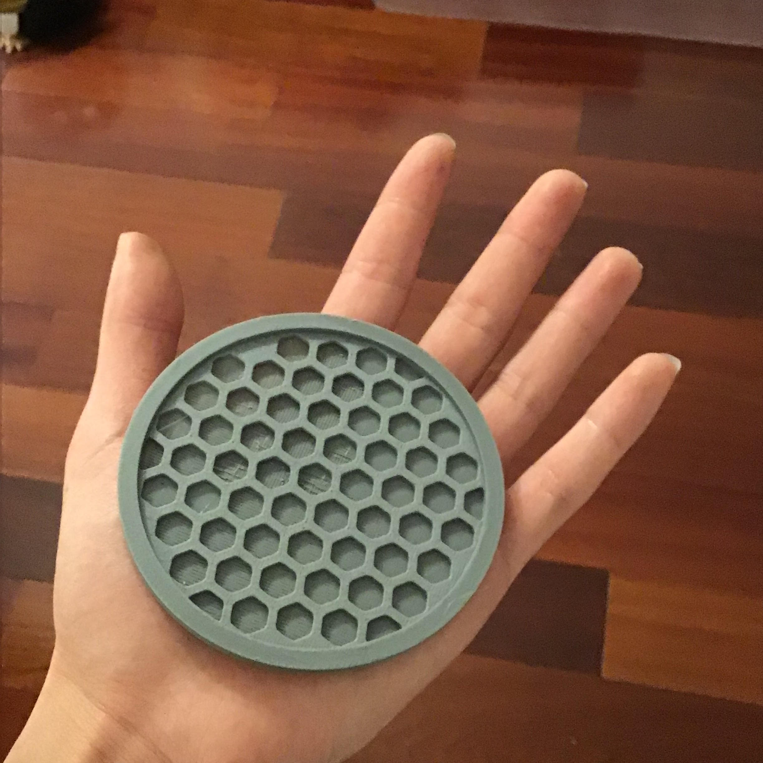Honeycomb Drink coaster par Lixard | Téléchargez gratuitement un modèle ...