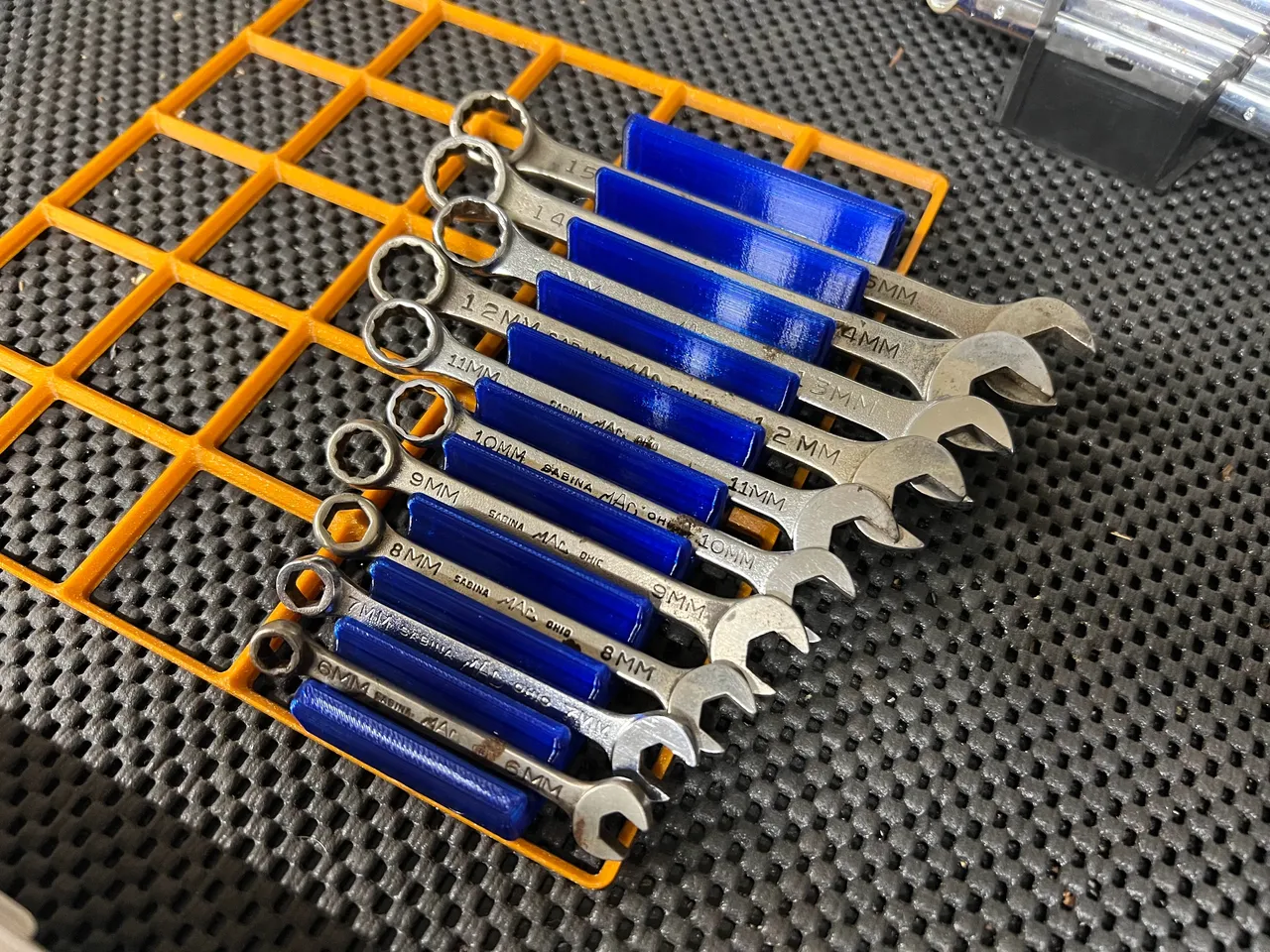 Gridfinity 10 Piece Angled Wrench Sorter by Ian Bange | Download free ...