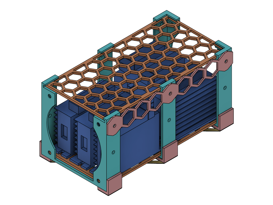 Six Stepper Driver Case by Justin B | Download free STL model ...