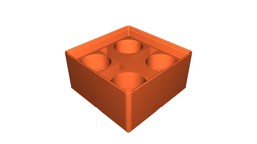 Gridfinity Bambu Lab Anti Vibration Feet Bin by jufy111 | Download free ...