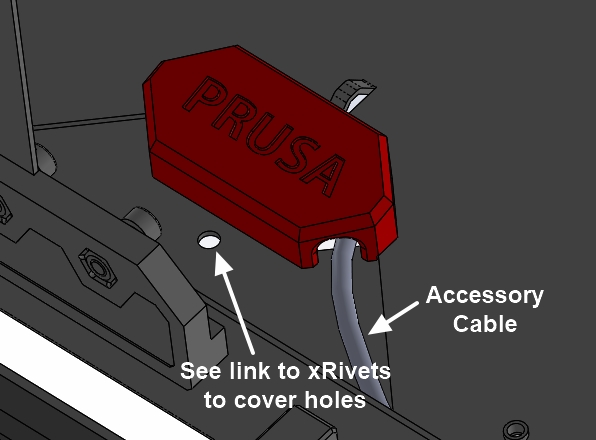 #0145 LCD Cable Exit Cover with Accessory Cable Pass-thru - Original ...
