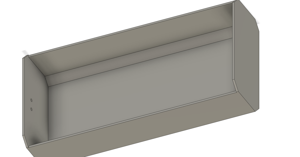 Modular Gridfinity Drawer 2x5 no Handle Solid Base by Dedicated ...