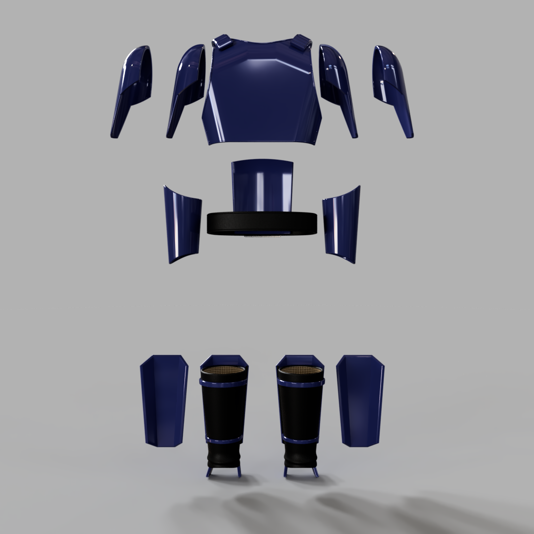 Star Wars Force Unleashed Royal / Shadow / Senate Guard back armor and ...